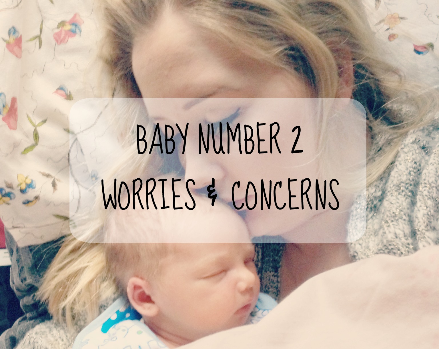 Baby Number 2 - My Worries and Concerns - Lamb & Bear